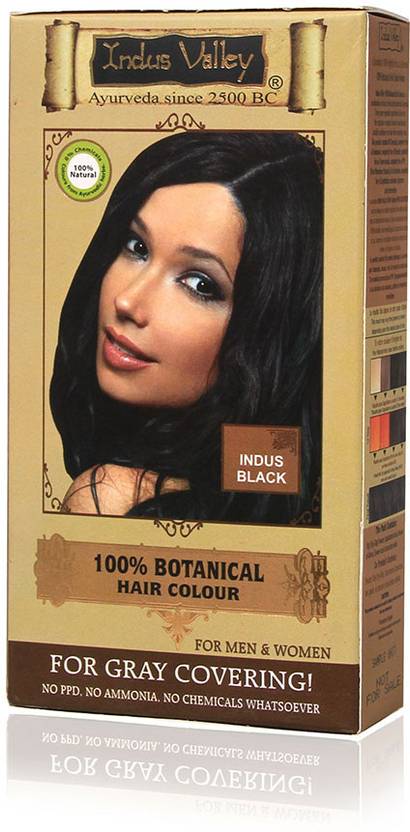 Indus Valley 100% Botanical Hair Color , Black - Price in India, Buy ...