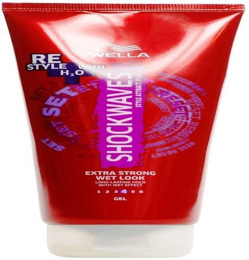 Wella Professionals Extra Strong Wet Look Hair Gel - Price in India ...