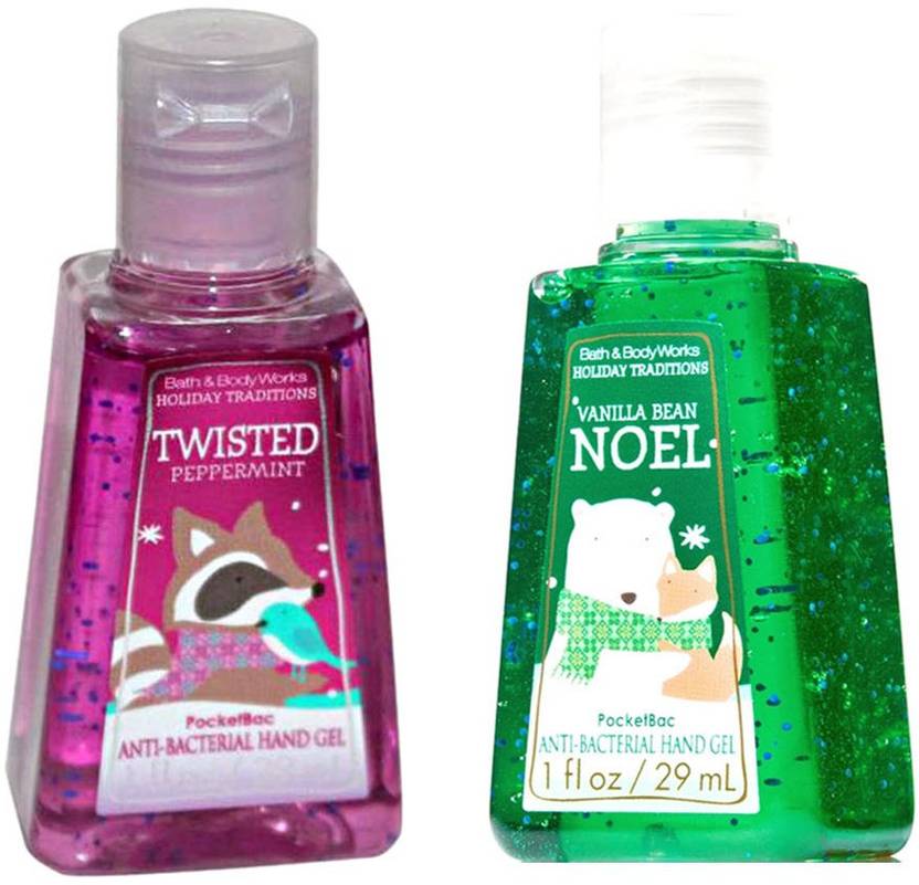 BATH & BODY WORKS Anti Bacterial Gel Set Of 2 Hand Sanitizer Bottle ...
