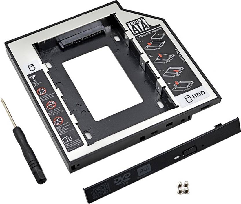 Darogaji 12.7mm Universal 2nd bay Caddy for CD/DVD-ROM 2.5 inch Caddy ...