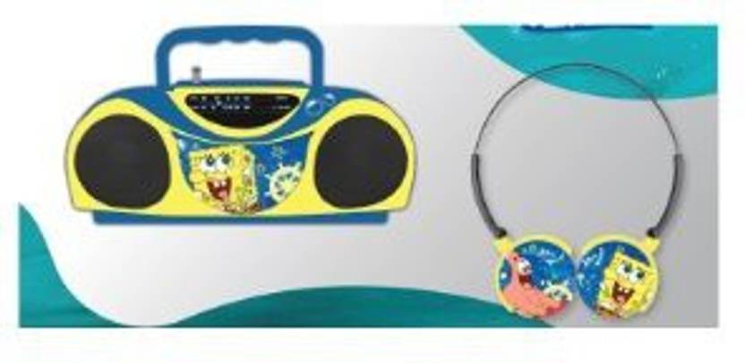 NICKELODEON Spongebob Radio And Headphones 45062 Bluetooth without Mic ...