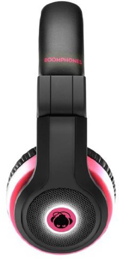 Boomphones Phantom Headphones With Boombox - Black/ Wired without Mic ...