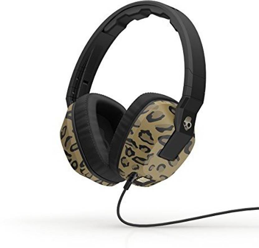 Skullcandy Crusher Headphones With Built-In Amplifier And Mic, Leopard ...