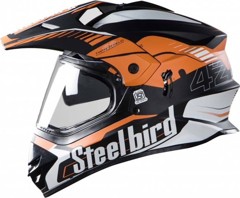 Steelbird SB-42 Airborne Motorbike Helmet - Buy Steelbird SB-42 ...