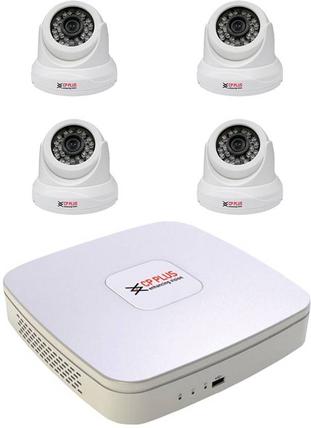 CP PLUS DVR 4 Channel CP-UVR-0401E1S-V3 / 4 Dome Camera Security Camera Price in India - Buy CP ...