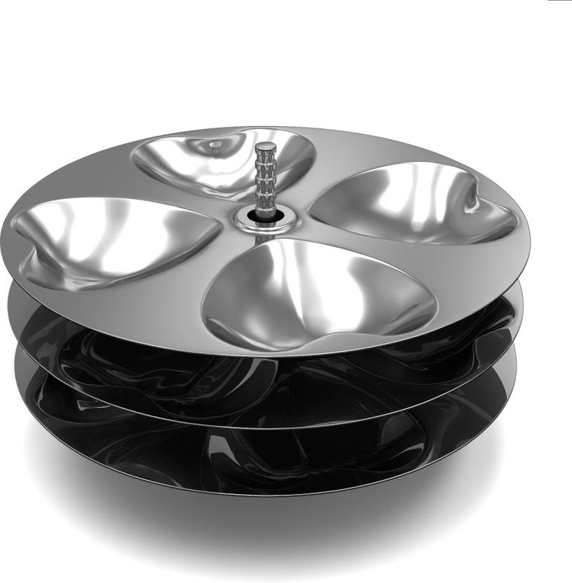 Glitz Home Heart Shaped Idly Plates Standard Idli Maker Price in India ...