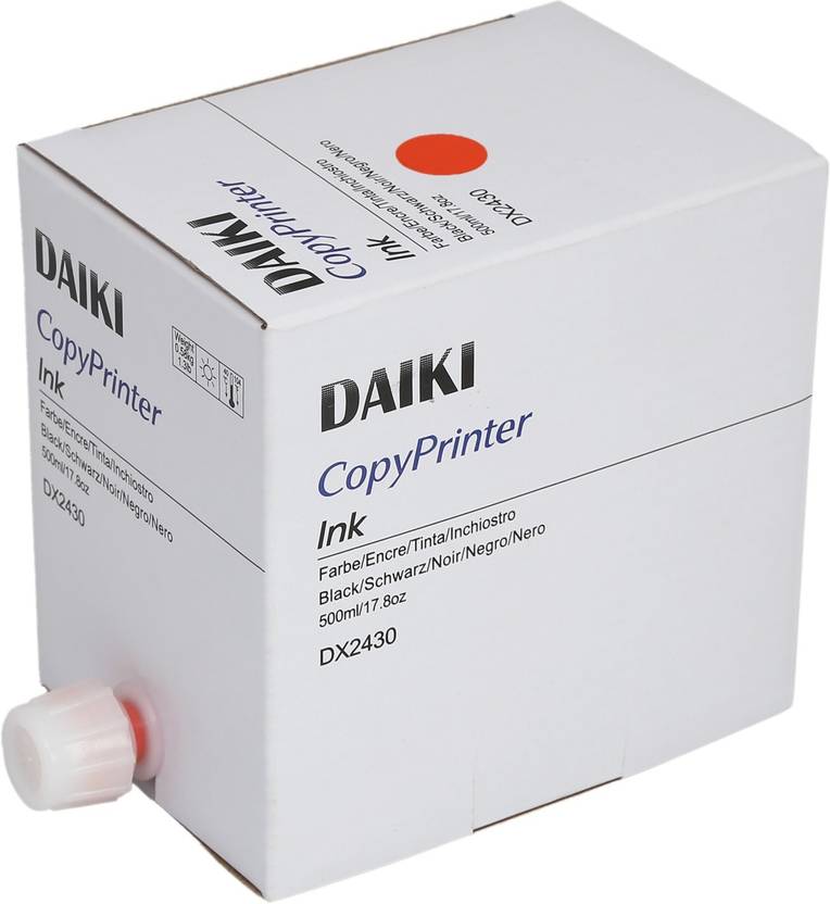 Daiki DX 2430 Red for use in Ricoh CopyPrinter, pack of 5 inks Red Ink ...