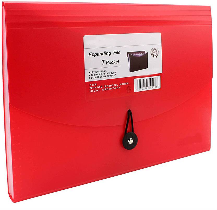 Flipkart.com | Shrih Polypropylene 7 Pocket Expanding File Folder A4 ... Flipkart.com | Shrih Polypropylene 7 Pocket Expanding File Folder A4 ...