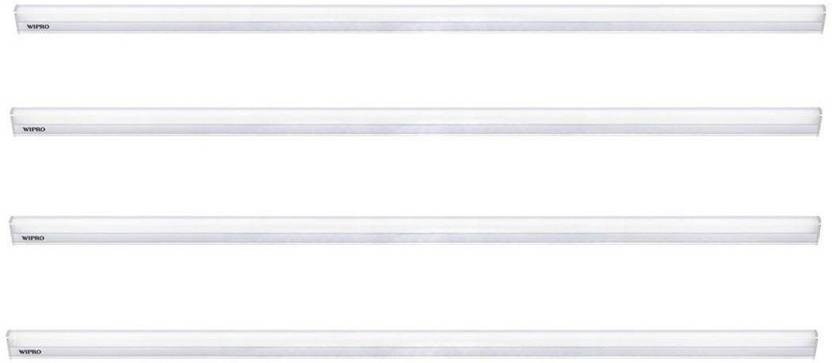 Wipro LED Tube Batten 20W 2700K (Pack of 4) Straight Linear LED Tube ...