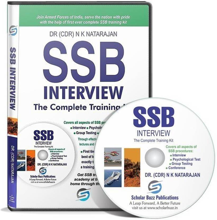 SSB Interview: 15 Hours Power Packed Video Lectures - By Dr. Cdr. NK Natarajan 1 Price in India ...