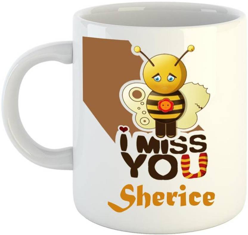 Dream Web Miss you Sherice Ceramic Coffee Mug Price in India - Buy ...