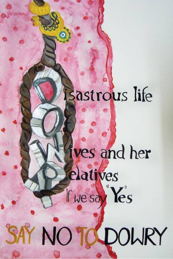 RadhaKripa say no to dowry Poster Paper Print - Decorative posters in ...