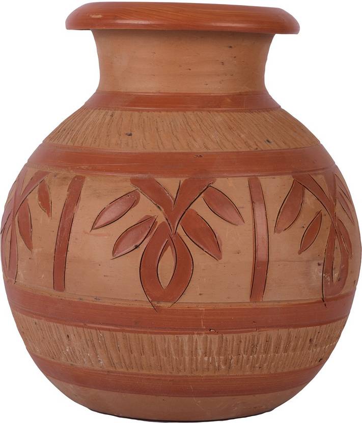 Village Decor Handmade Terracotta Water pot /Cool/Clean Water/100% Clay ...