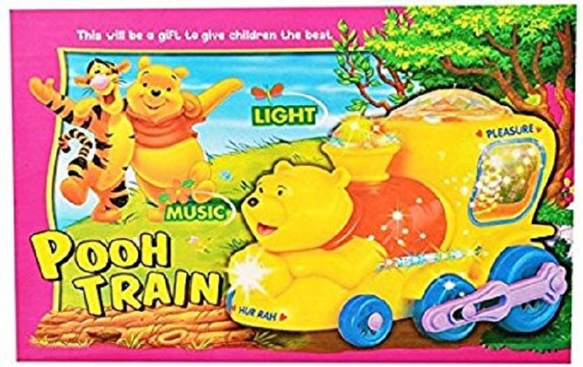 HALO NATION Winnie Pooh Toy-Train with Sound - Winnie Pooh Toy-Train ...