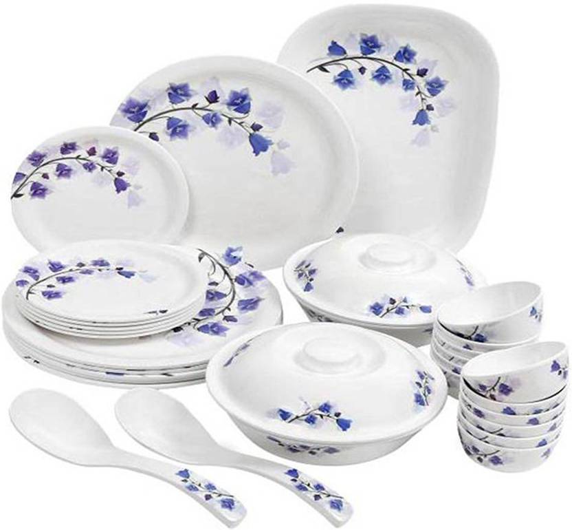 MILTON Pack of 31 Melamine Fiona Round Dinner Set Price in India - Buy ...