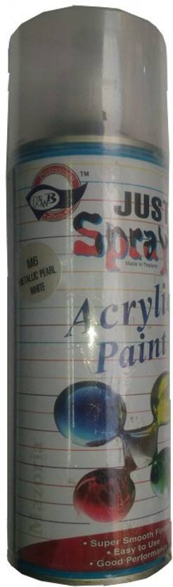 Just Spray PEARL WHITE Acrylic Spray Paint 400 ml Price in India - Buy Just Spray PEARL WHITE ...