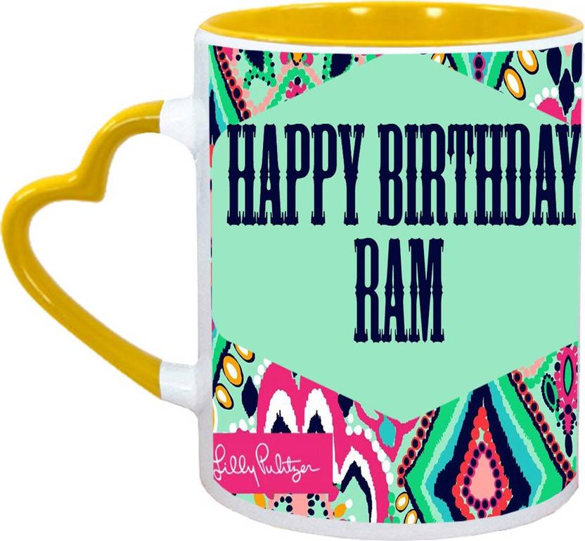 Muggies Magic Ram Name Happy Birthday Gift Ceramic Coffee Mug Price in ...