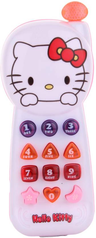 Parteet Hello Kitty Musical Toy Phone With Music & Light for Kids ...
