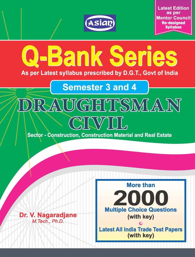 Q-Bank Series Draughtsman Civil Sem 3-4 - ENGLISH ITI: Buy Q-Bank ...