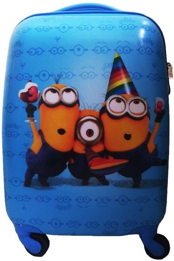 Kidoz Kingdom MINION TROLLEY BAG 16" Cabin Suitcase - 16 inch ...