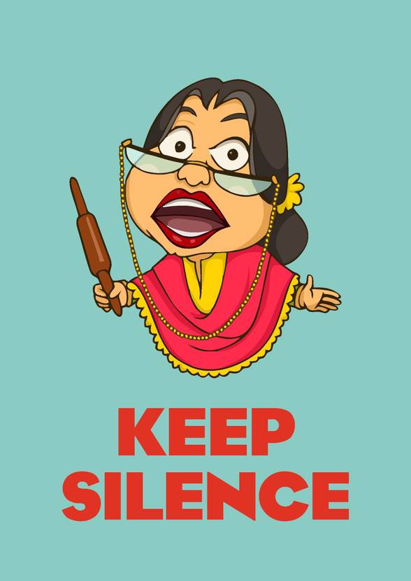 Keep Silence Humor Poster Paper Print - Humor posters in India - Buy ...