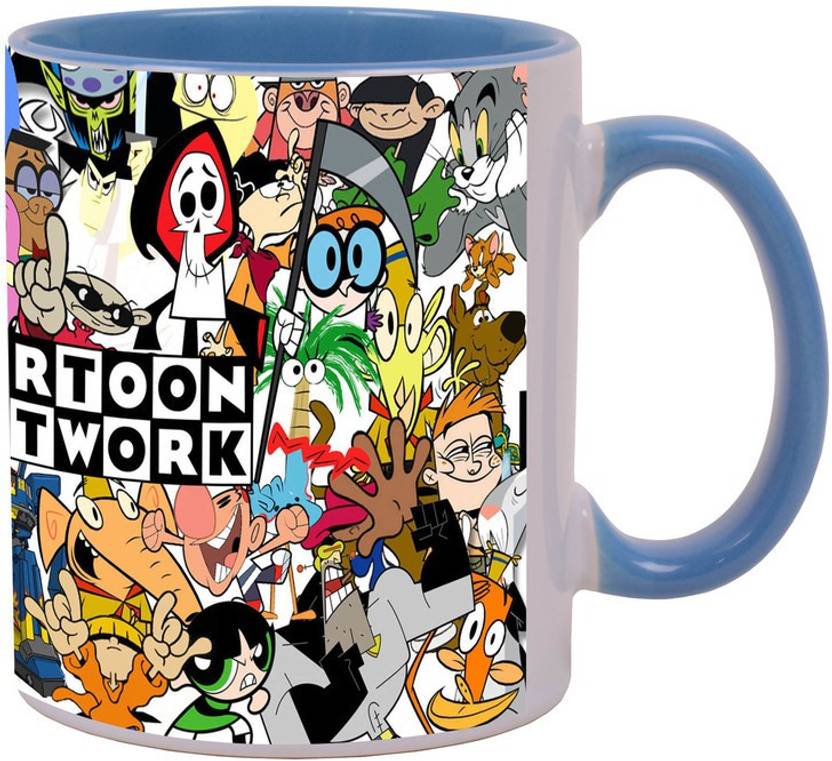 Arkist cartoon network wallpaper Blue Ceramic Coffee Mug Price in India ...