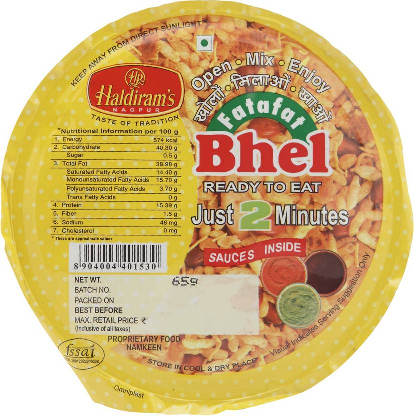 Haldiram's Fatafat Bhel Price in India - Buy Haldiram's Fatafat Bhel ...