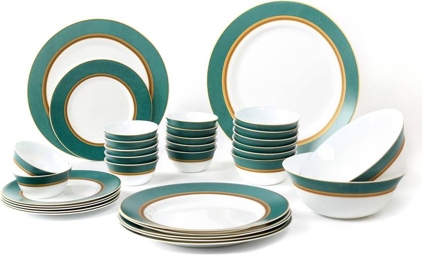 LAOPALA Pack of 33 Opalware Sovrana Dinner Set Price in India - Buy ...
