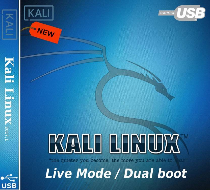 Kali linux USB 2017.1 Bootable 64 bt - Kali linux : Flipkart.com