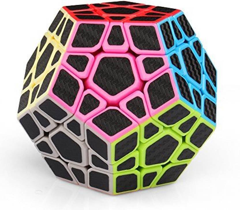 Coogam Zcube Carbon Fiber Megaminx Cube Pentagonal Dodecahedron Speed ...