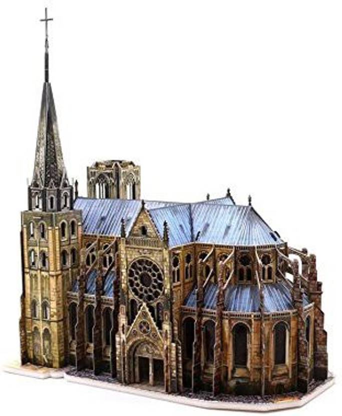 Clever Paper Gothic Cathedral Umbum 3D Puzzle - Gothic Cathedral Umbum ...