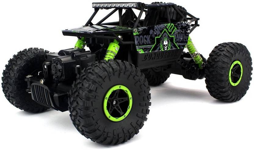 ODDEVEN Remote Controlled Rock Through RC Monster Truck, Green - Remote ...