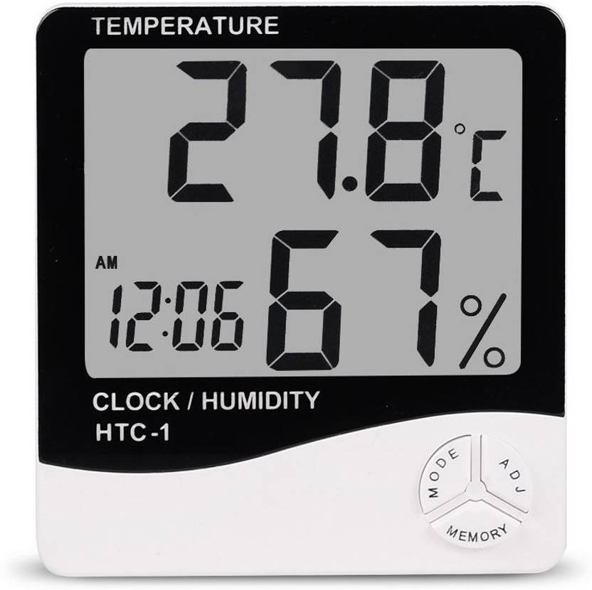 HTC HTC-01 Multifunctional 5 in 1 Digital Temperature Humidity Meter ...