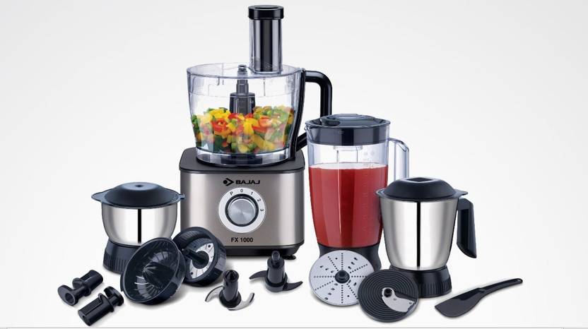 BAJAJ FX1000 Fab 1000 W Food Processor Price in India - Buy BAJAJ ...