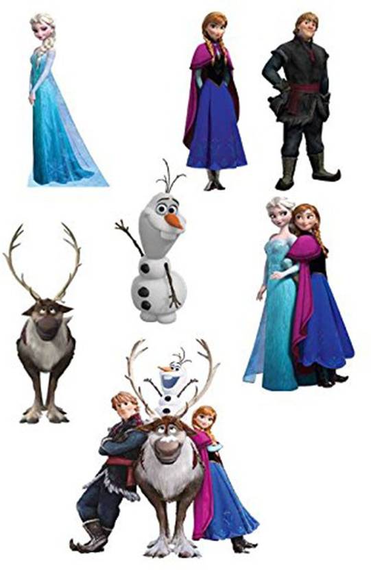 Party Propz FROZEN CARDSTOCK CUTOUT SET OF 10 PC /FROZEN BIRTHDAY ...