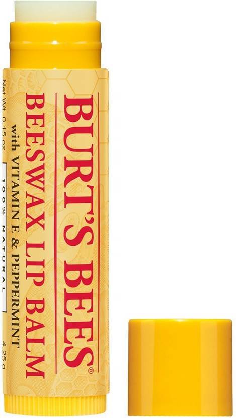 Burt's Bees Beeswax Lip Balm With Vitamin E & Peppermint, 4.25 grams ...