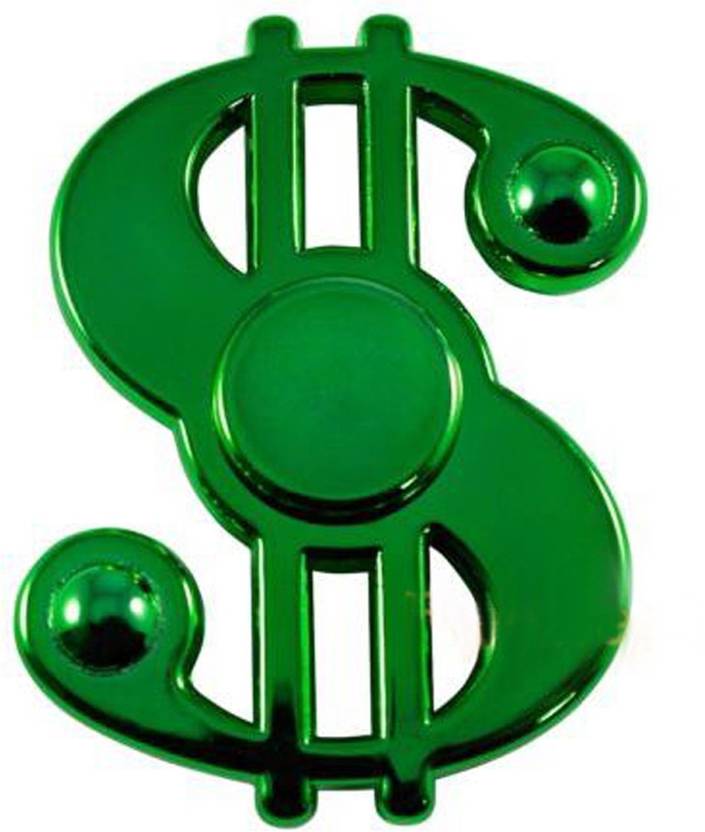 atarilights Dollar shaped Fidget spinner | Green color | Ultra fast ...