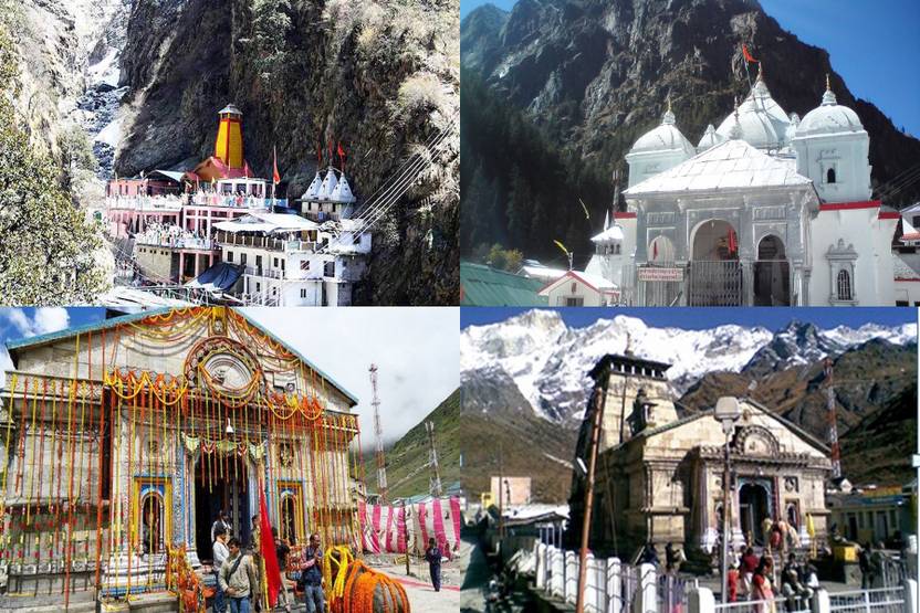 Char dham darshan of char dham gangotri, yamu & badrinath Poster Paper ...