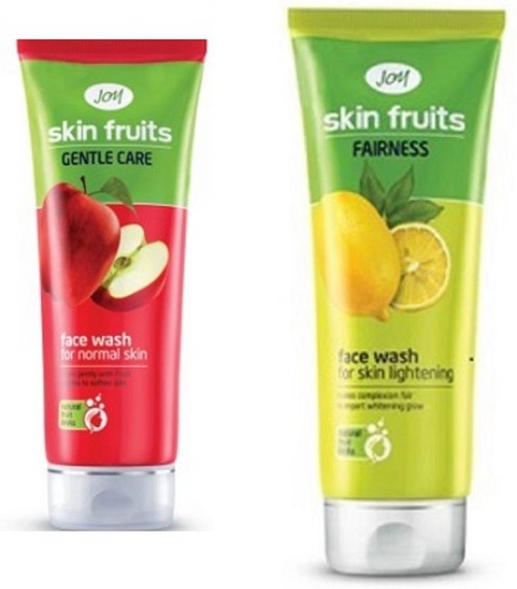 Joy Joy Gentle Care and Lemon Fairness (100 ml + 100 ml) Pack of 2 Face ...