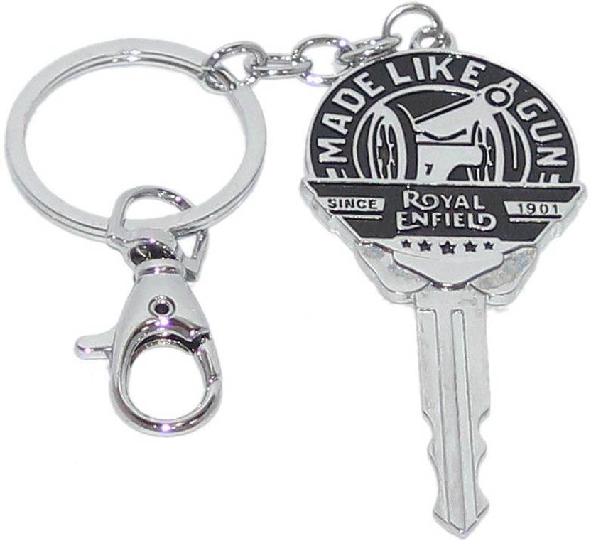 Aura Unique Key Shape Royal Enfield Logo Key Chain Price in India - Buy ...