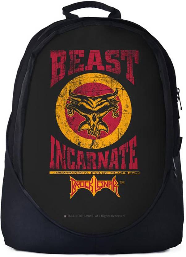 The Souled Store WWE: Brock Lesnar Backpack 30 L Laptop Backpack Black ...