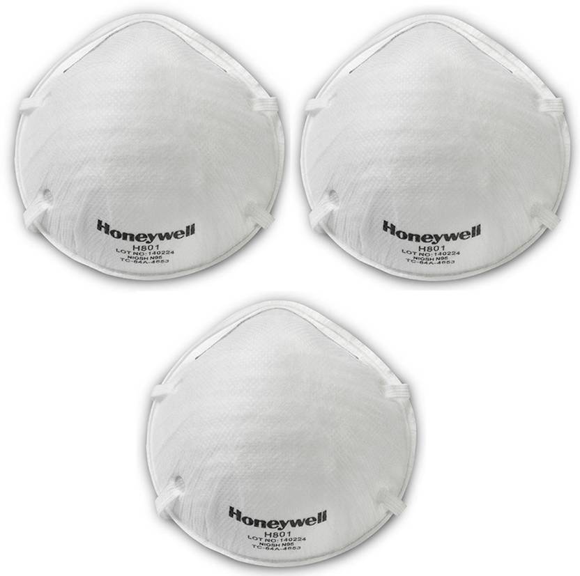 Honeywell Pollution N95 mask Swine flu mask NIOSH certified 3 Pcs H801 ...
