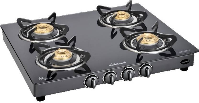Sunflame Classic 4B BK auto Glass Automatic Gas Stove Price in India ...