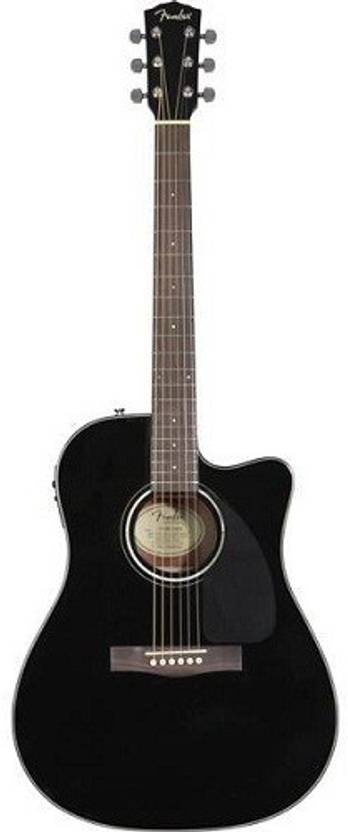 FENDER Fender CD140SCE-BLK Semi-acoustic Guitar Spruce Mahogany Right ...
