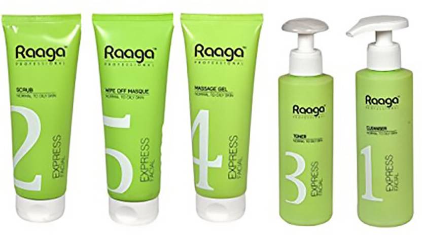 Raaga Express Facial Kit Normal to Oily Skin (Pack of 5) - Price in ...
