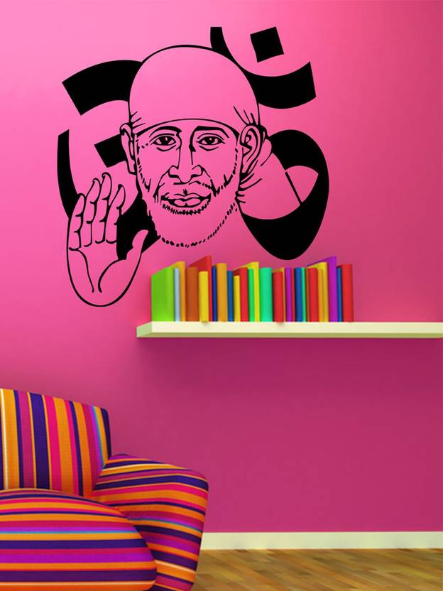 Decora Om Sai Ram Medium Self Adhesive Sticker Price in India - Buy ...