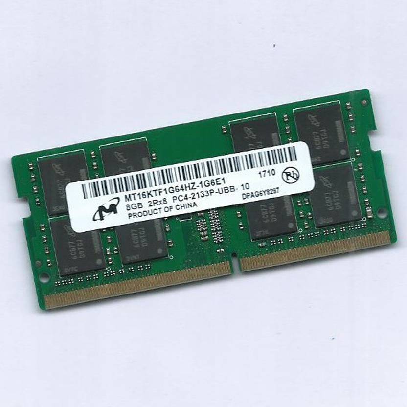 Micron essential DDR4 8 GB (Dual Channel) Laptop (MT16KTF1G64HZ-1G6E1 ...