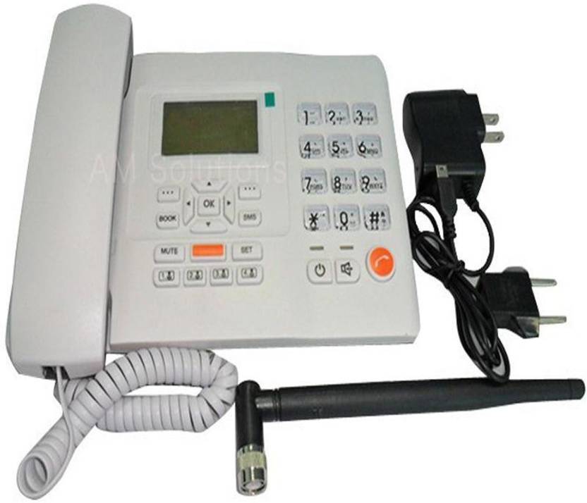 INFINITY Huawei F 501 SIM Card enabled Rechargeable Cordless Landline ...