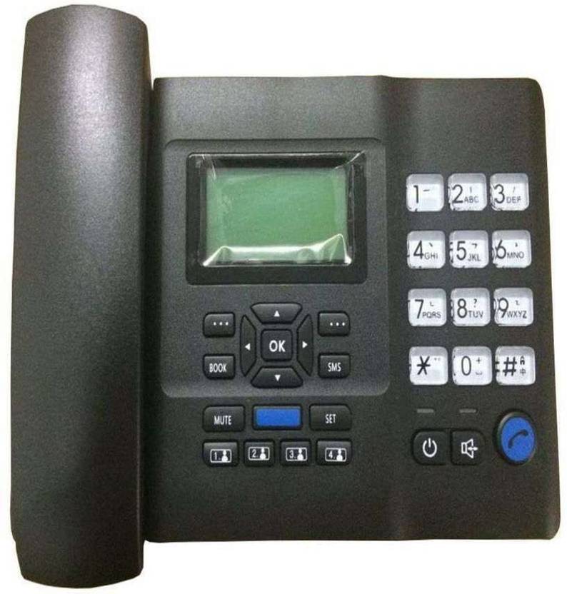 INFINITY F 501 SIM Card enabled Rechargeable Cordless Landline Phone ...