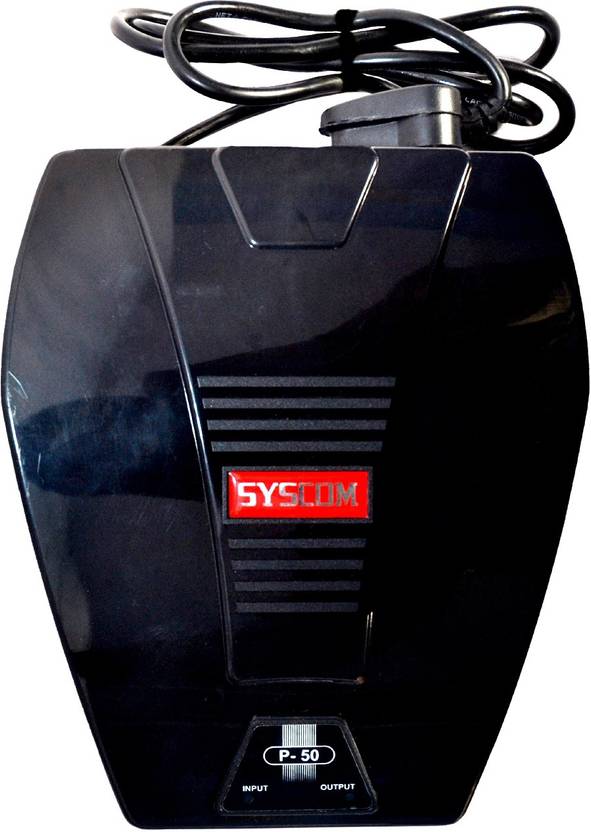 syscom - P50 Voltage Stabilizer for LED TV Up to 45 inches With 5 - Year Warranty Price in India ...